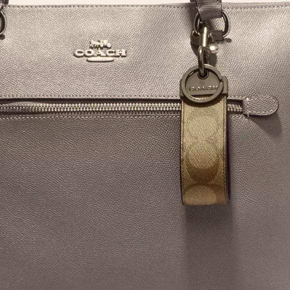 Coach | Accessories | Coach Loop Key Fob In Signature Canvas | Poshmark